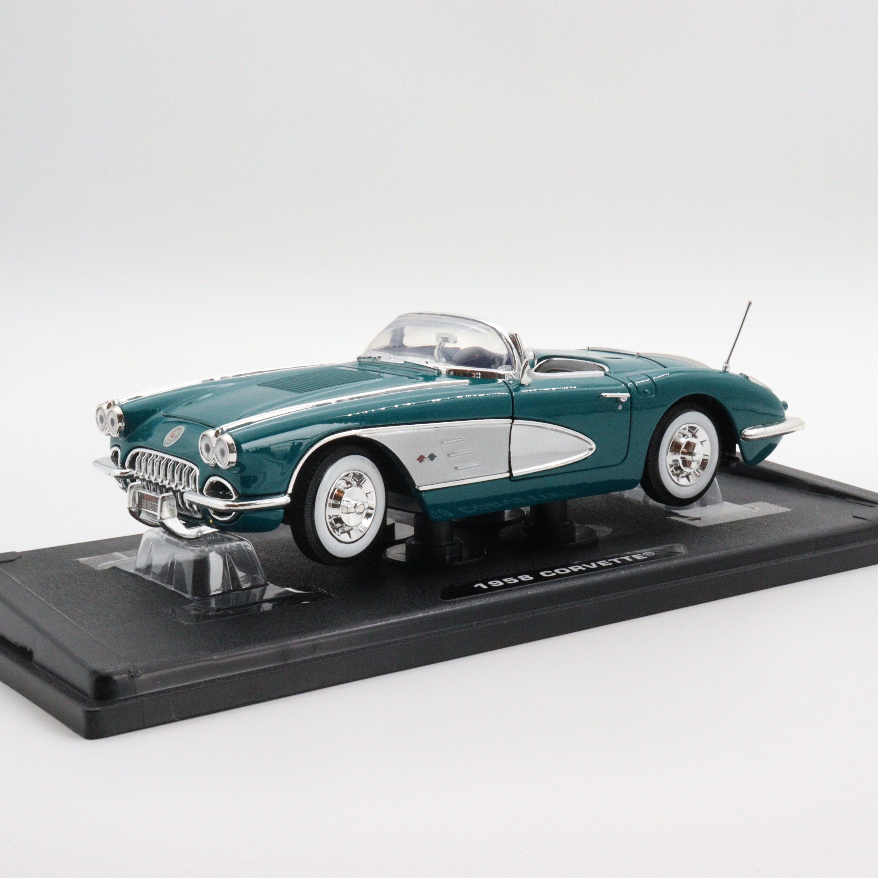Motormax 1958 Corvette|Scale 1/18 Diecast Metal Car Collection|Classic ...