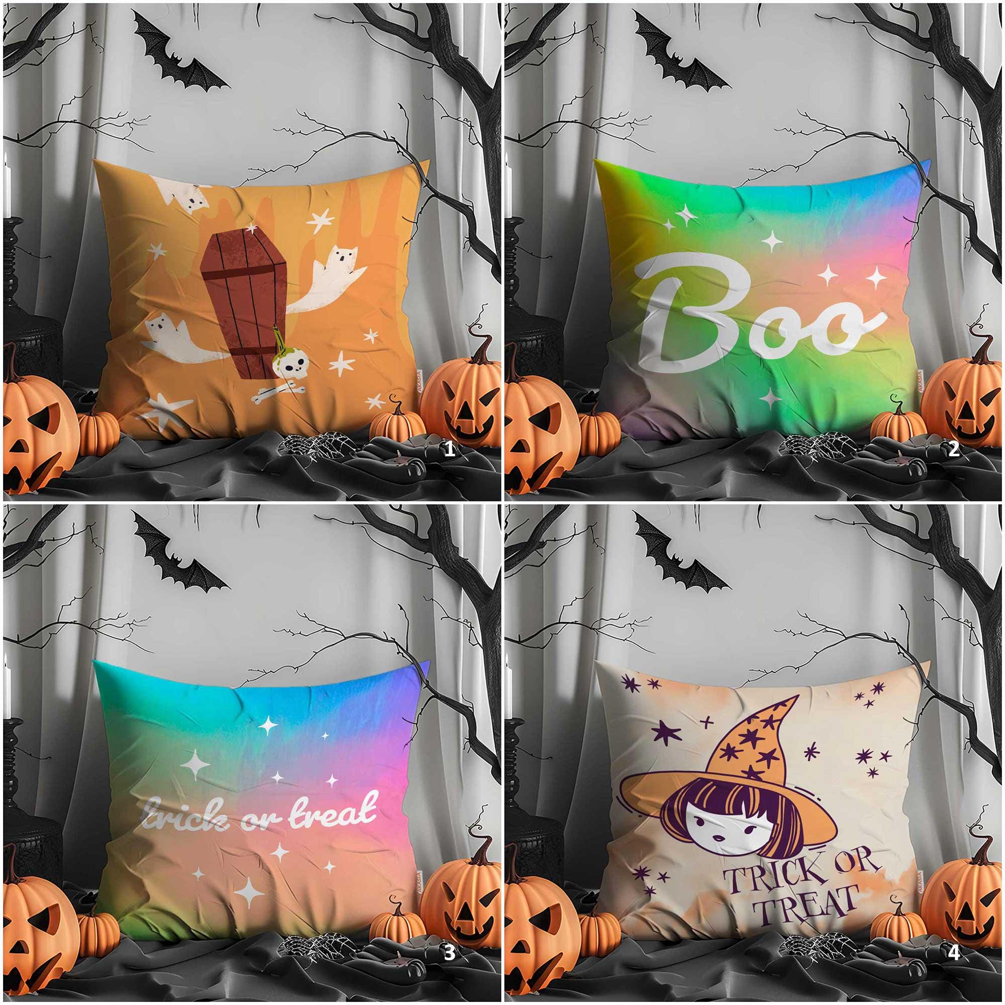 Ghost Coffin with Halloween Cushion Case – Akasia