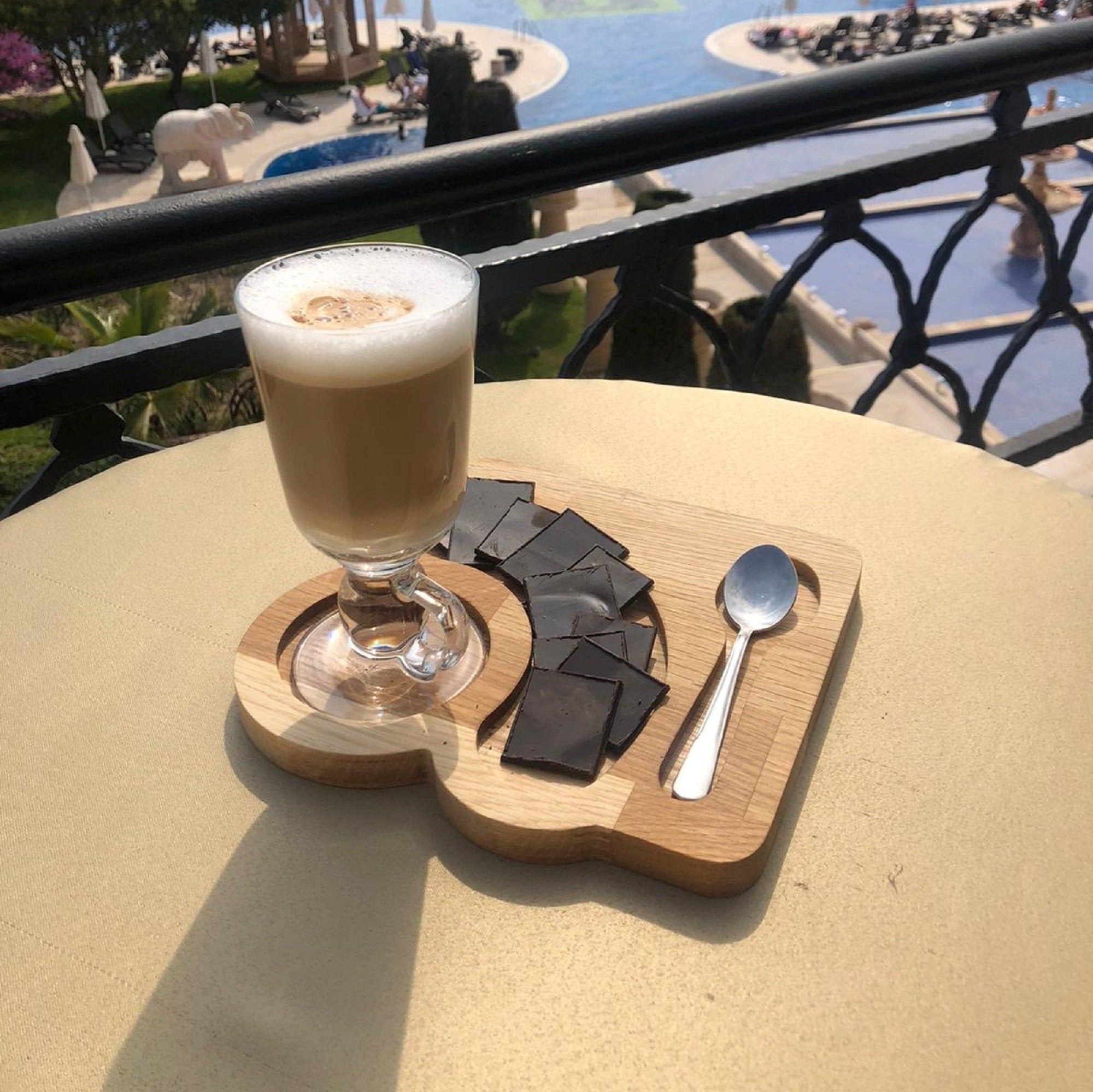 Wooden Coffee Plate and Nut Platter – Akasia