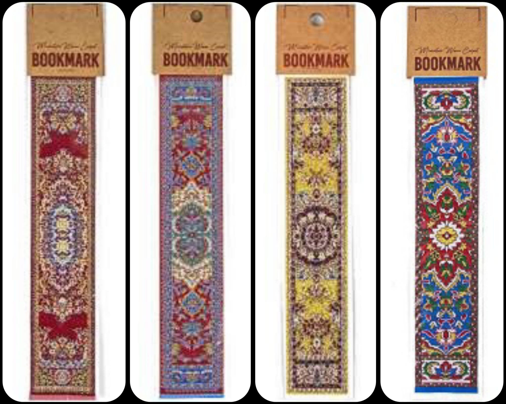 Set of 4 Traditional Carpet Bookmark – Akasia